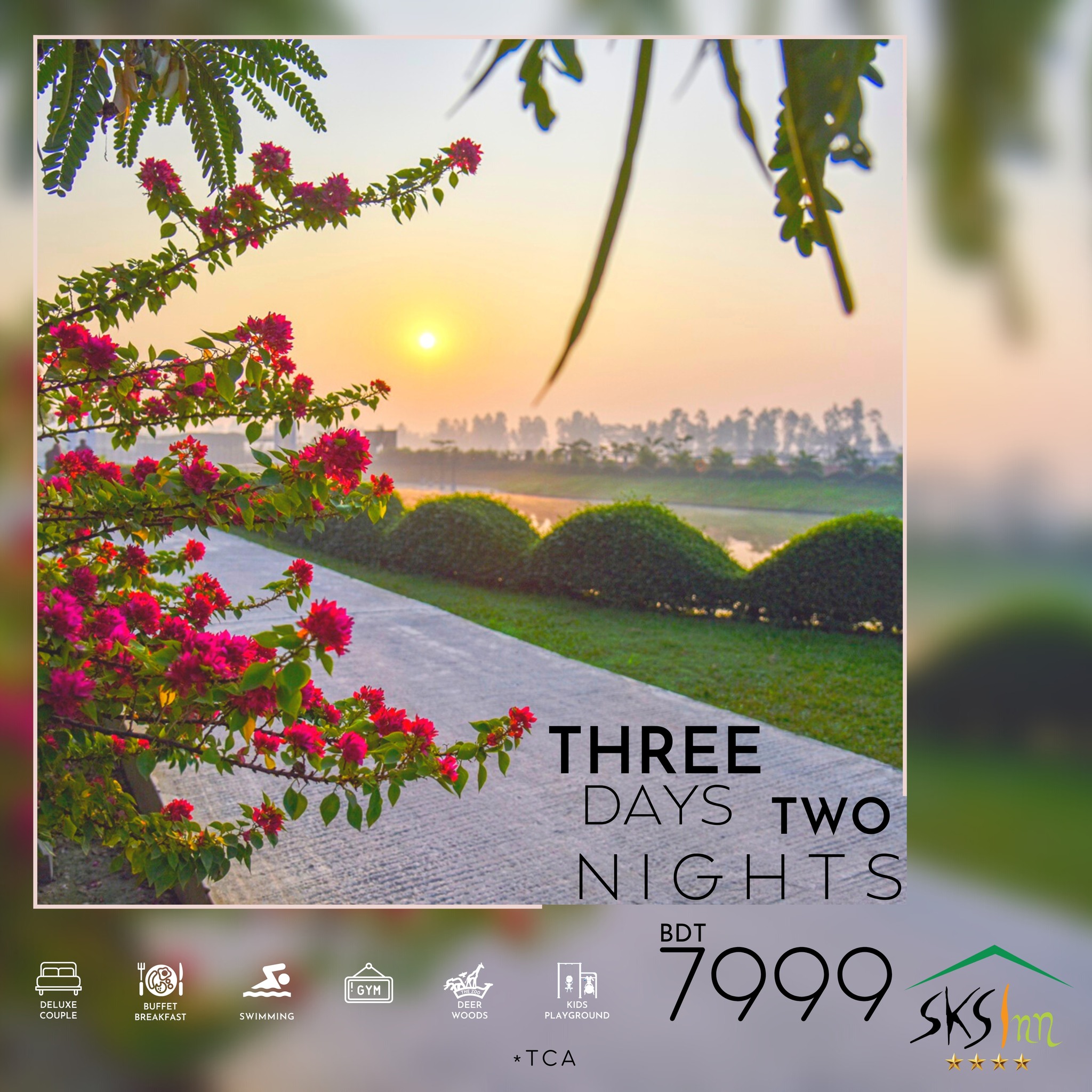 SKS Inn | Largest 4-Star Resort in North Bengal || Home